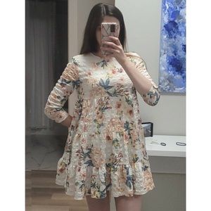 Zara | Dresses | Nwt Zara Floral Crinkle Sharon Dress | Poshmark